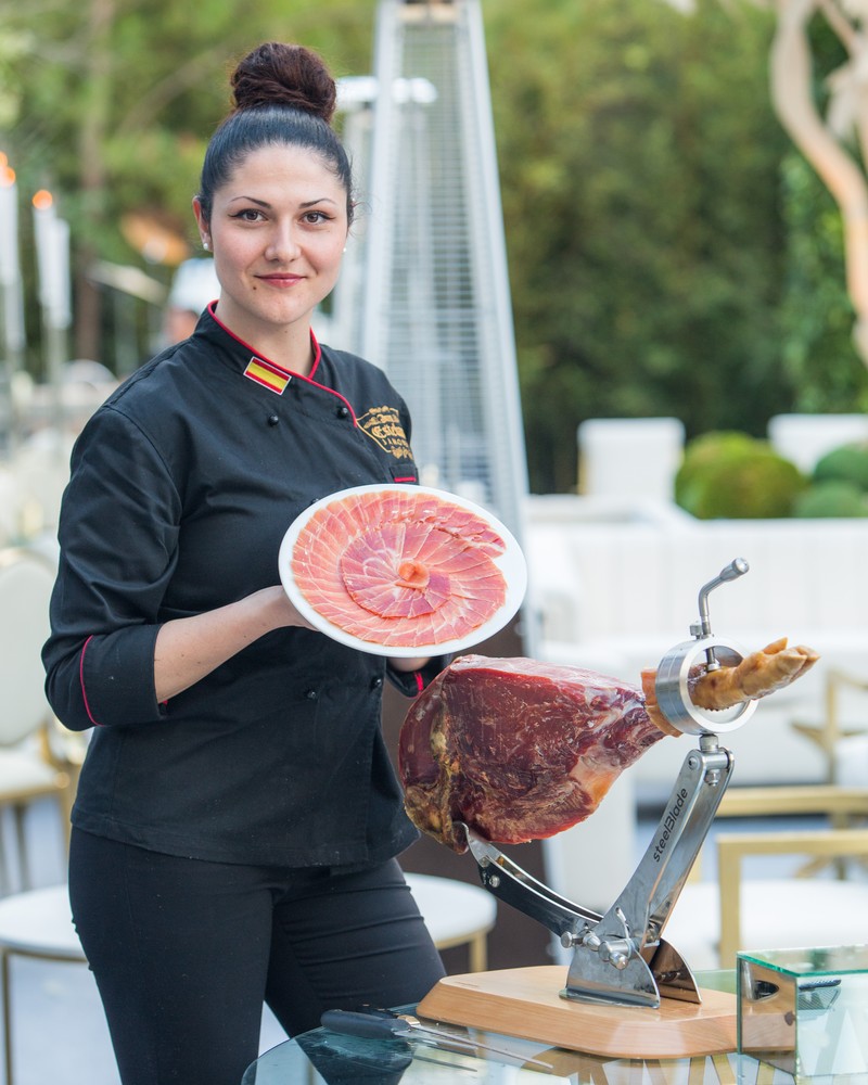 Cortadora profesional de jamón