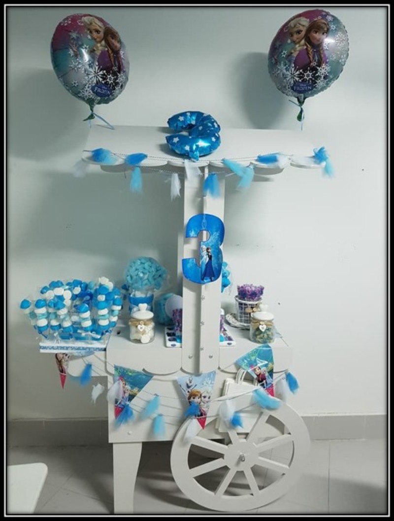 Carro de madera - Candy Bar